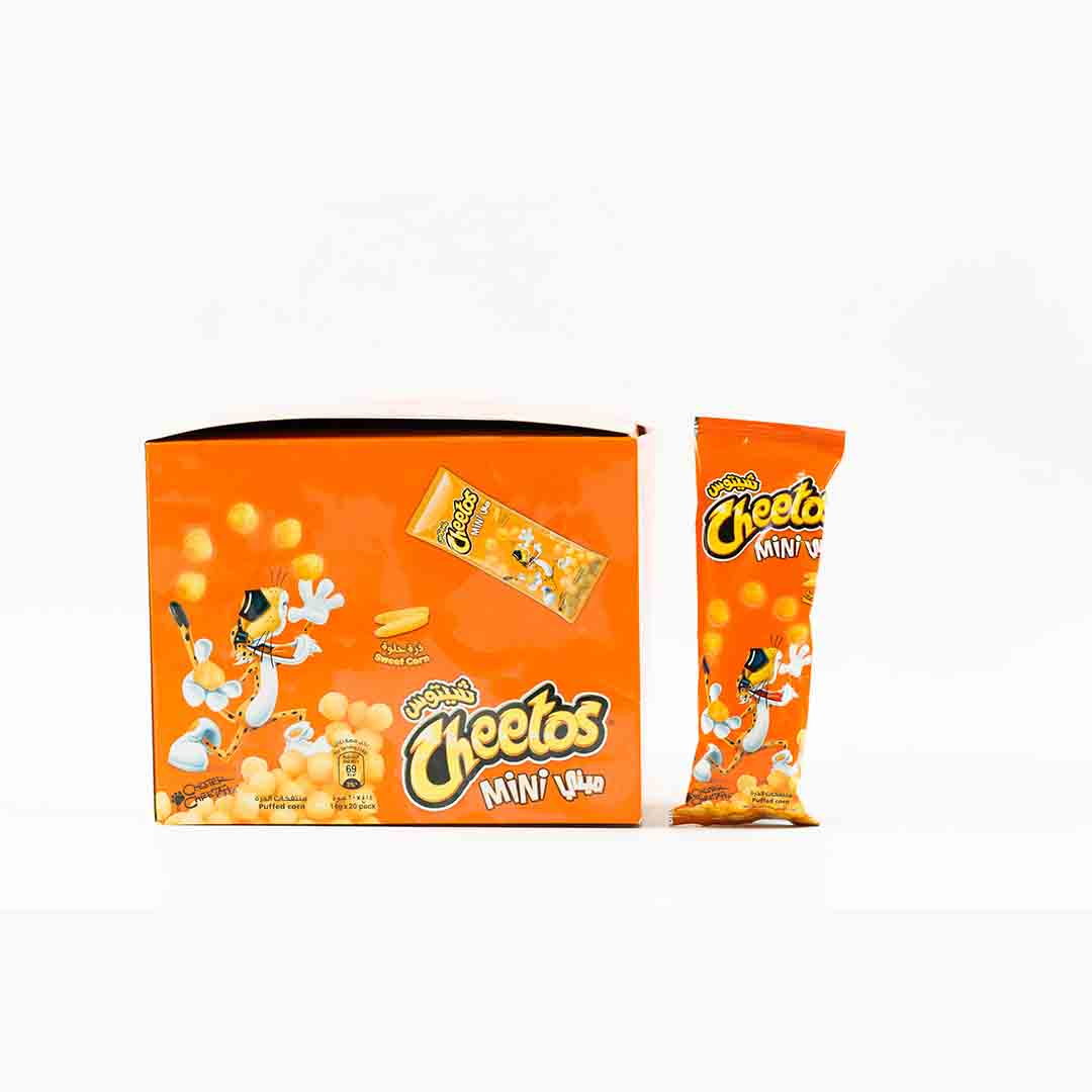 Mini Cheetos Sweet Corn 14 gm - ميني شيتوس ذرة حلوة 14 غم – Global ...